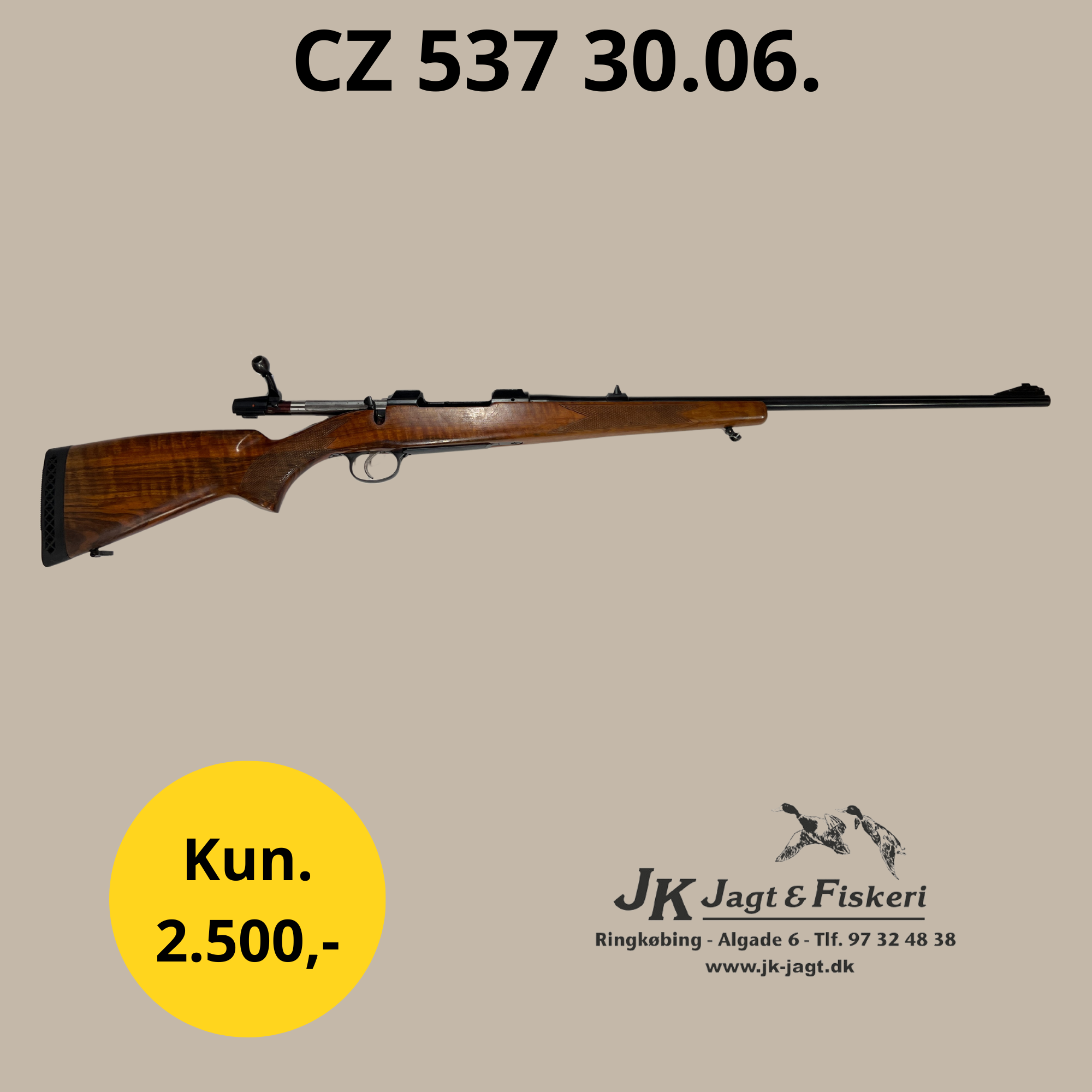 CZ 537 30.06 Brugt – JK Jagt & Fiskeri